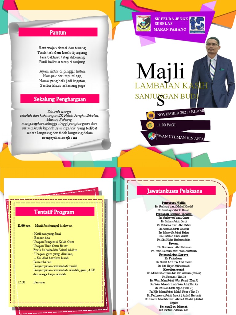 Broshure Majlis Perpisahan | PDF