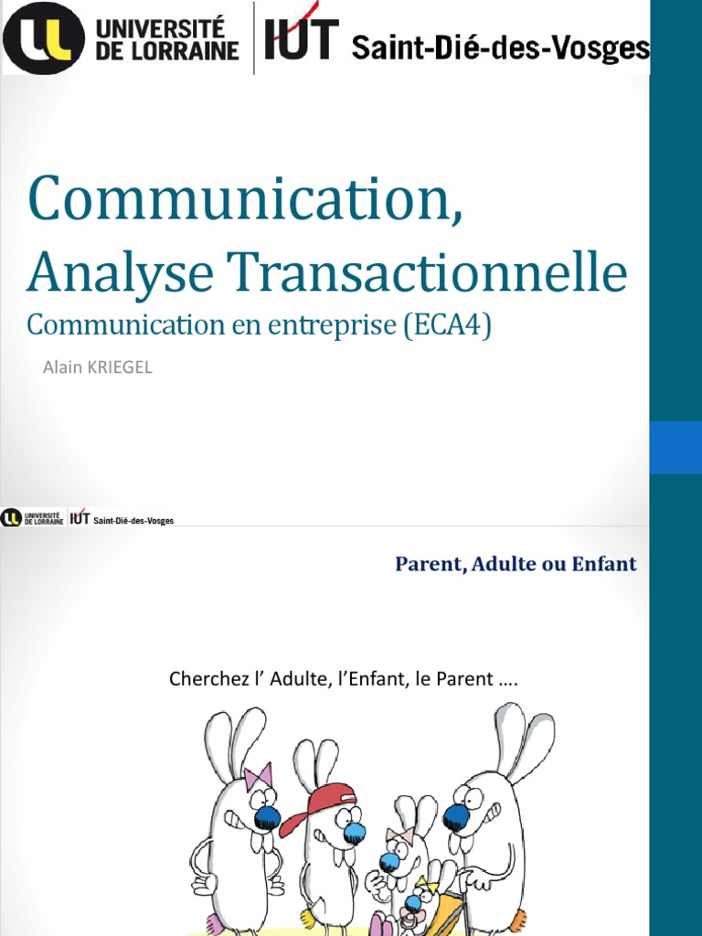 Analyse Transactionnelle | PDF | Émotions | Psychologie