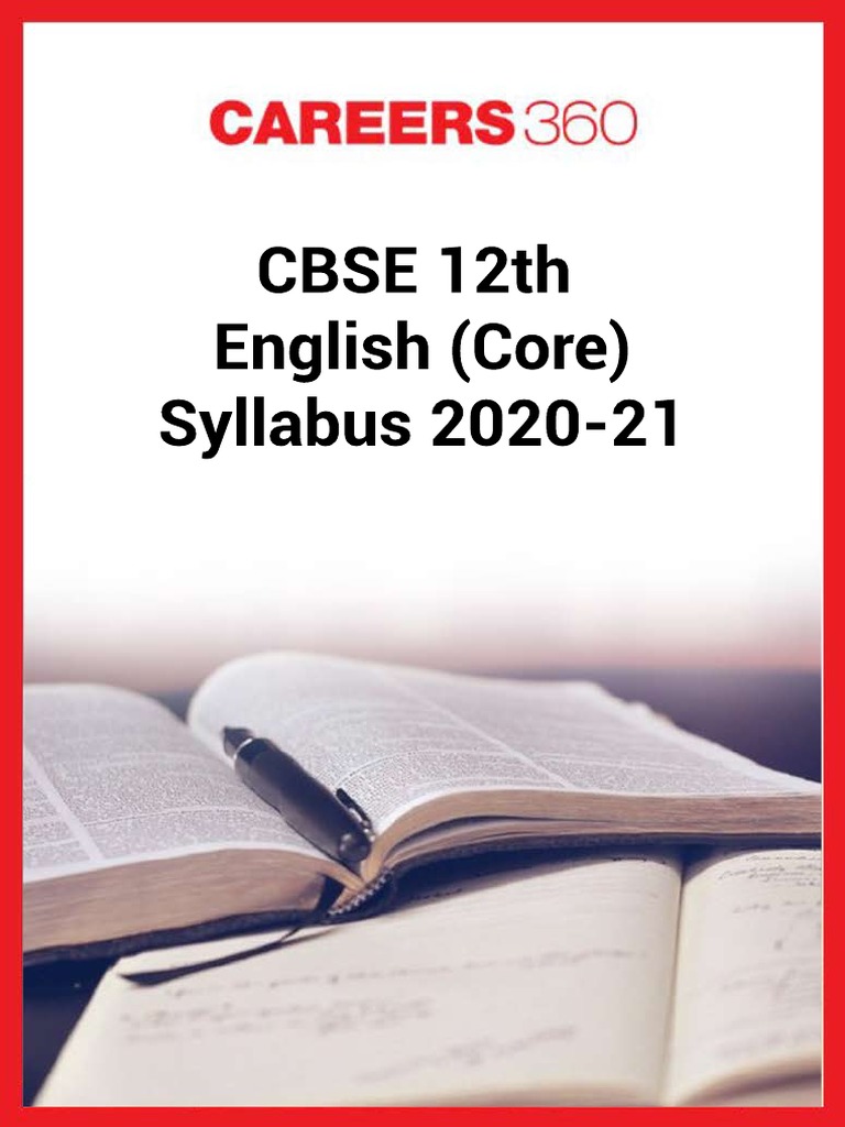 CBSE Class 12 English Core Syllabus | PDF | Reading Comprehension ...