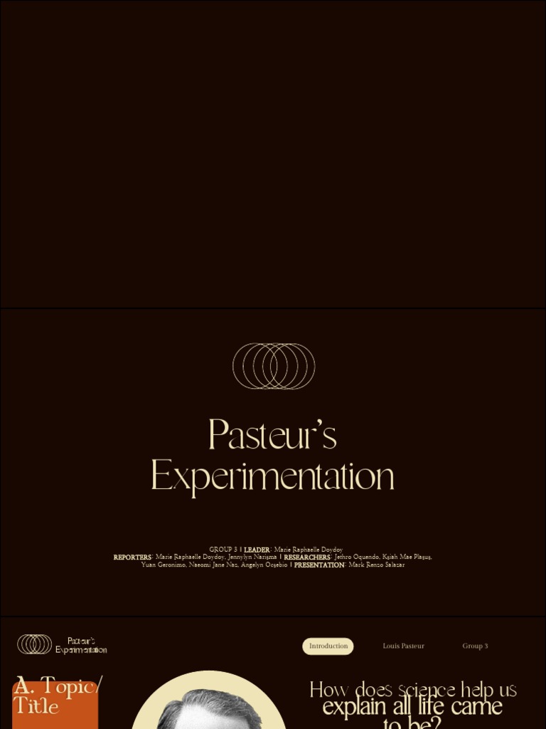 Pasteurs Experiment | PDF | Louis Pasteur | Science