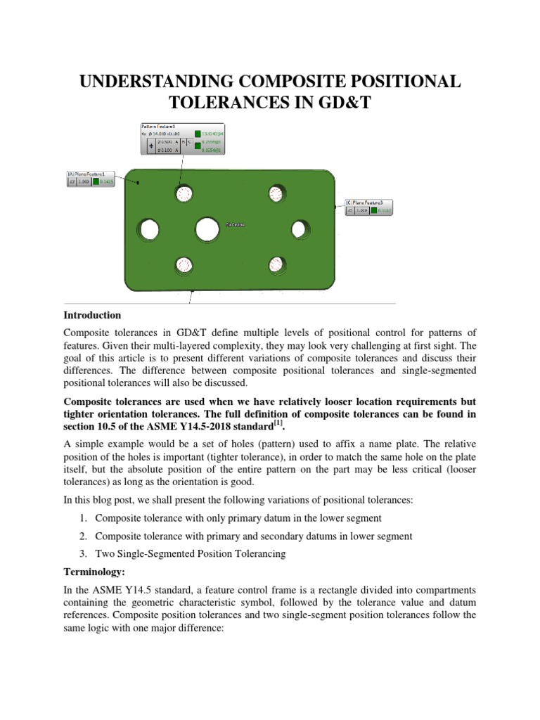 Multiple Feature Control Frames | PDF | Engineering Tolerance | Geometry
