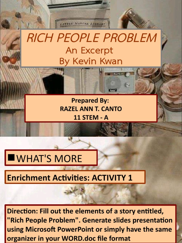 Rich People Problem (PPT Presentation) | PDF