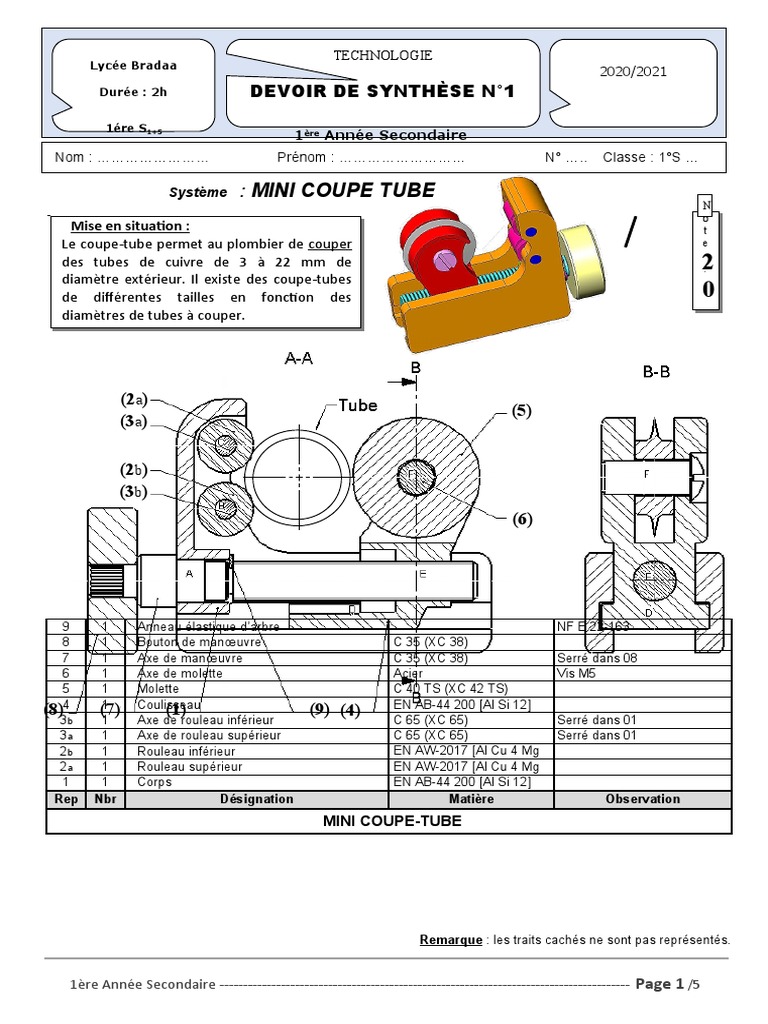 Devoir+De+Synthese+N1-1AS-2021 (1) - 3 | PDF