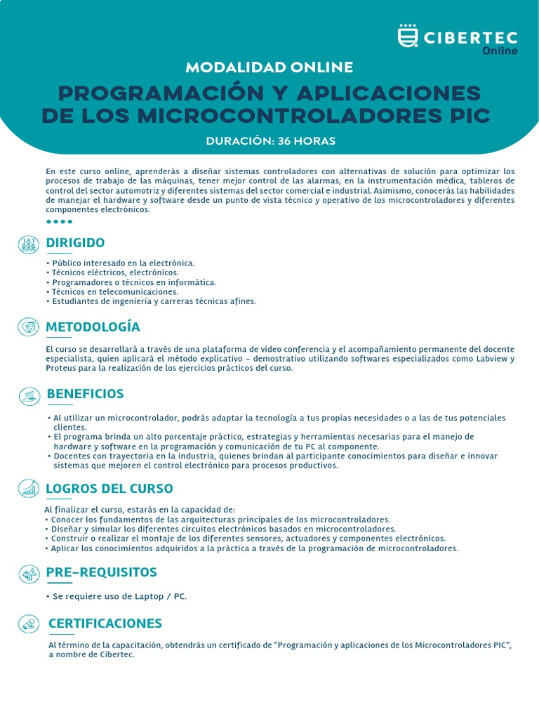 Curso Online de Microcontroladores PIC | PDF | Microcontrolador | Software