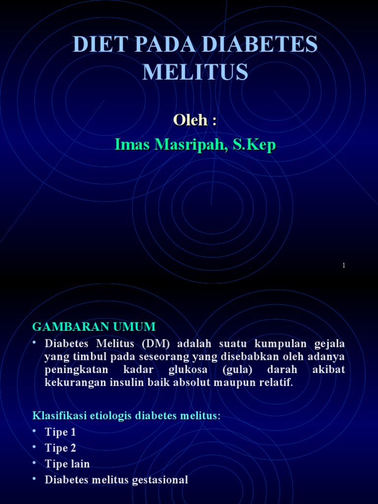 Diet DM | PDF