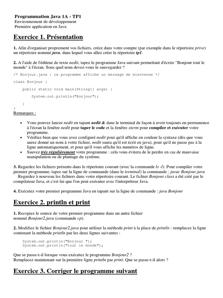 TP Varough | PDF | Classe (informatique) | Java (Langage de programmation)