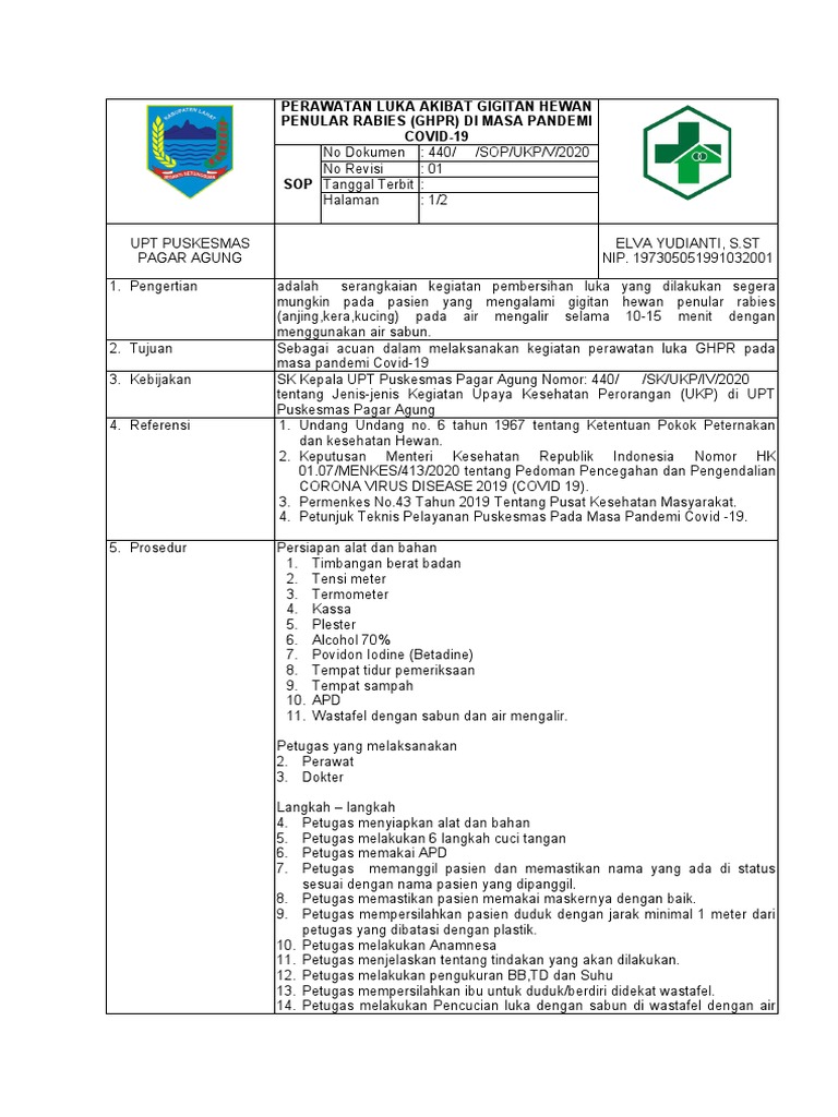 Sop Perawatan Luka GHPR | PDF
