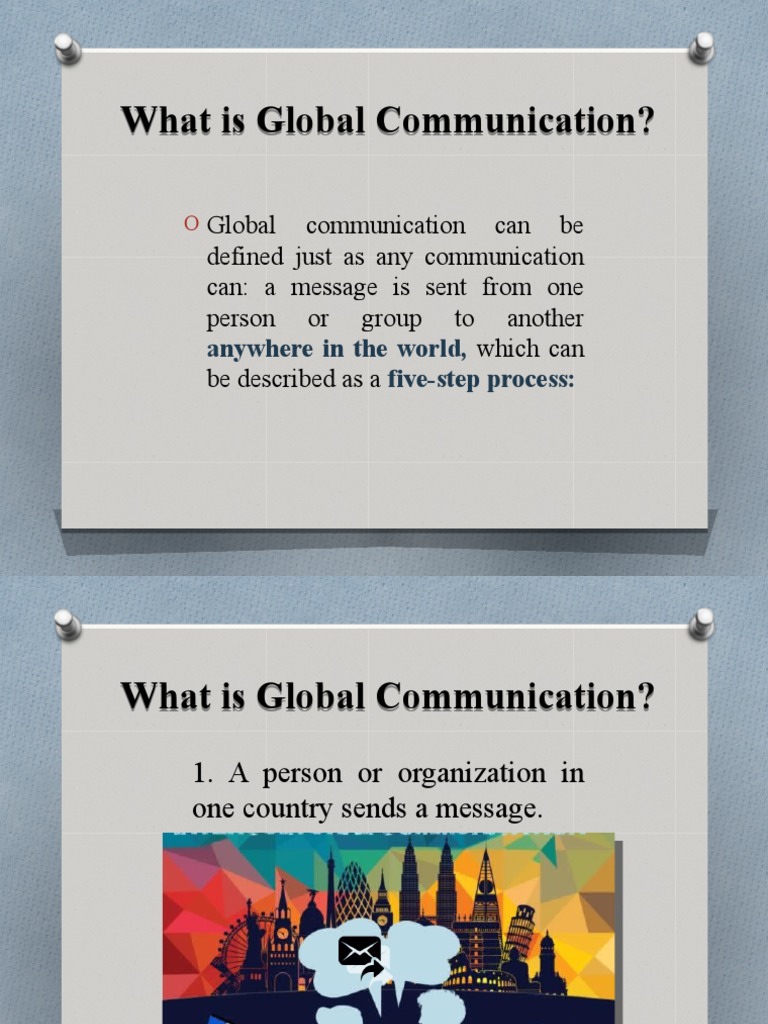 What Is Global Communication? What Is Global Communication? | PDF ...