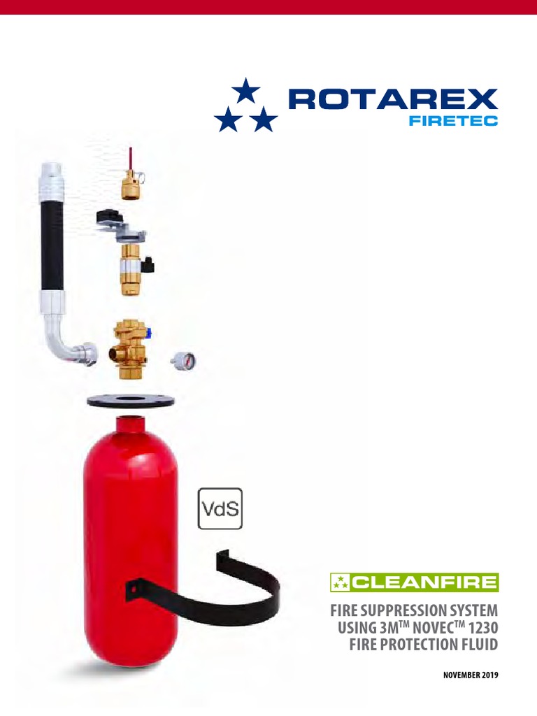 Fire Suppression System Using 3M Novec 1230 Fire Protection Fluid | PDF ...