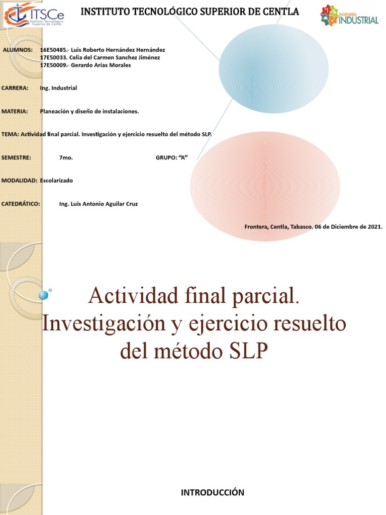 Tarea 11. - Investigacion y Ejercicio Resuelto Del Método SLP | PDF