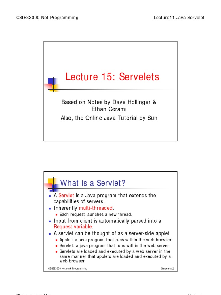 Java Servlet Programming Overview | PDF | Java Servlet | Http Cookie