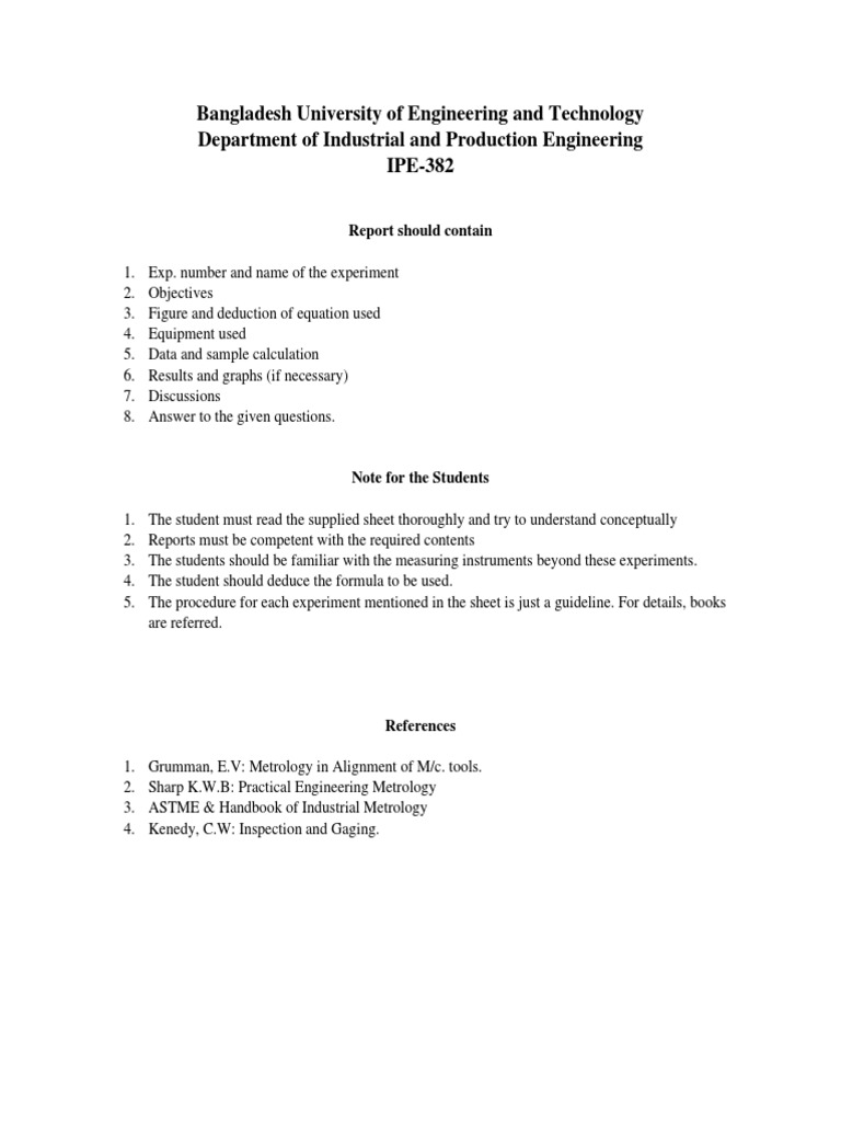 IPE 382 - Lab Sheet | PDF | Sampling (Statistics) | Normal Distribution