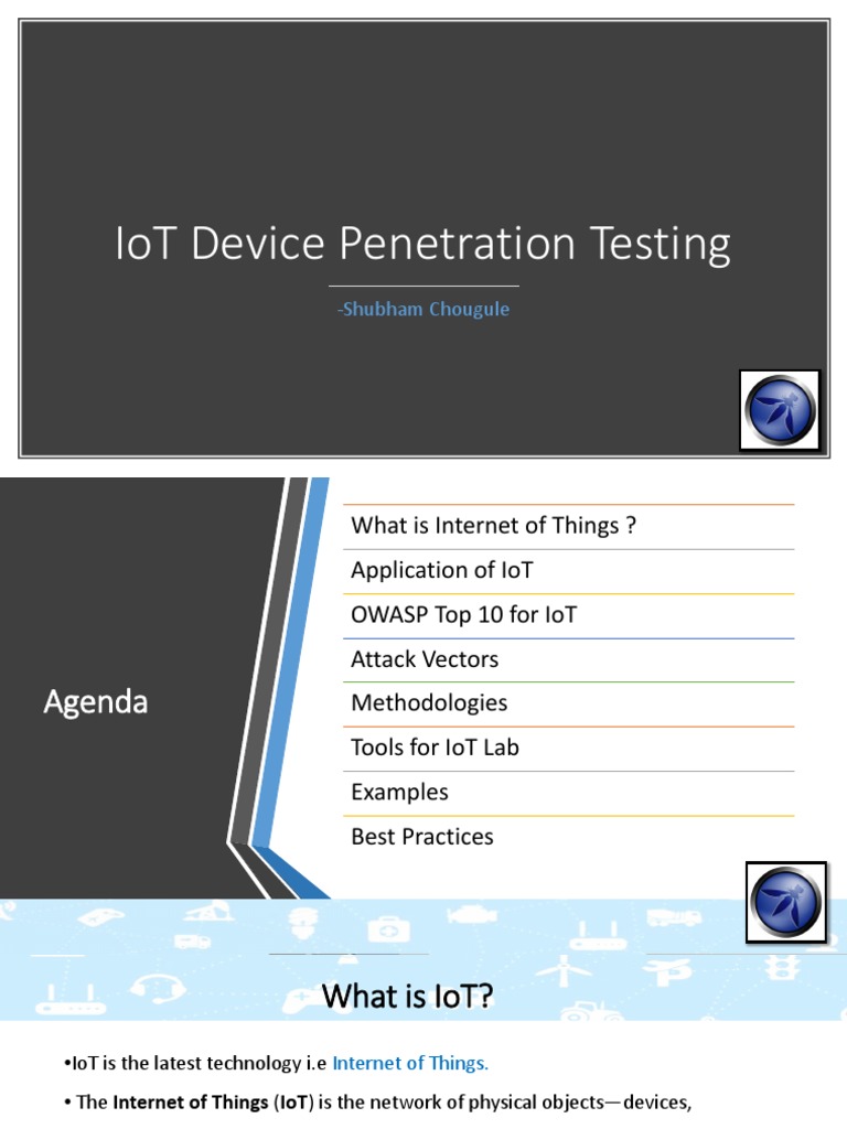 IoT Device Pentest by Shubham Chougule | PDF | Internet Of Things ...