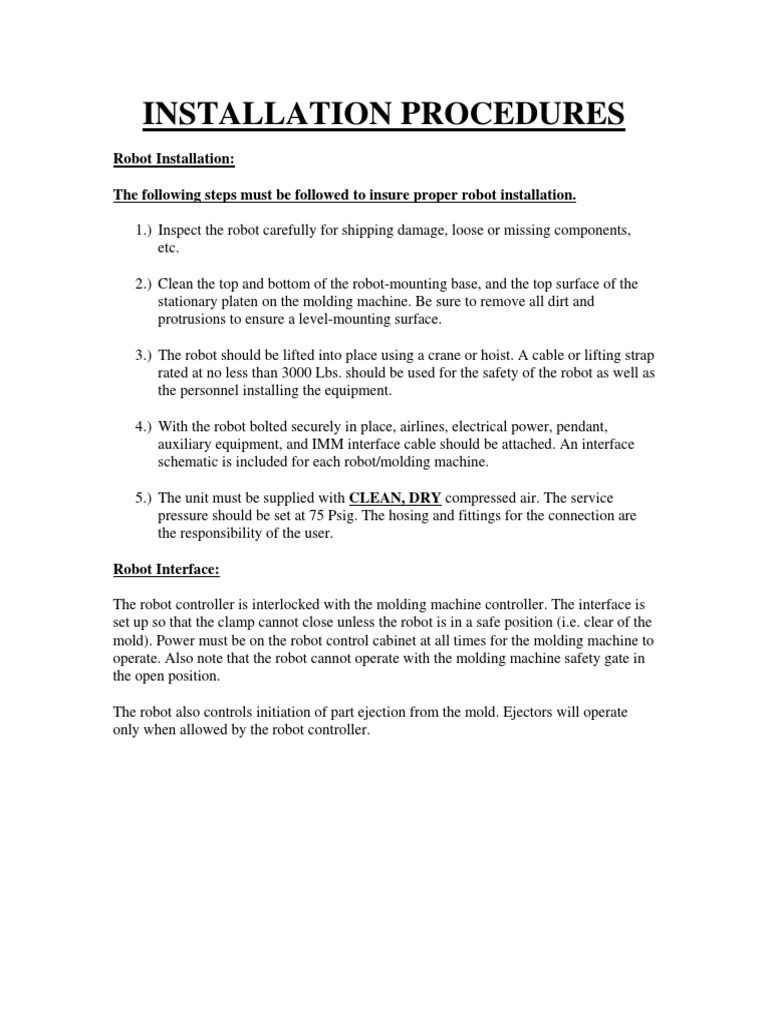 Robot Installation And Safety Guide Pdf Robot Robotics