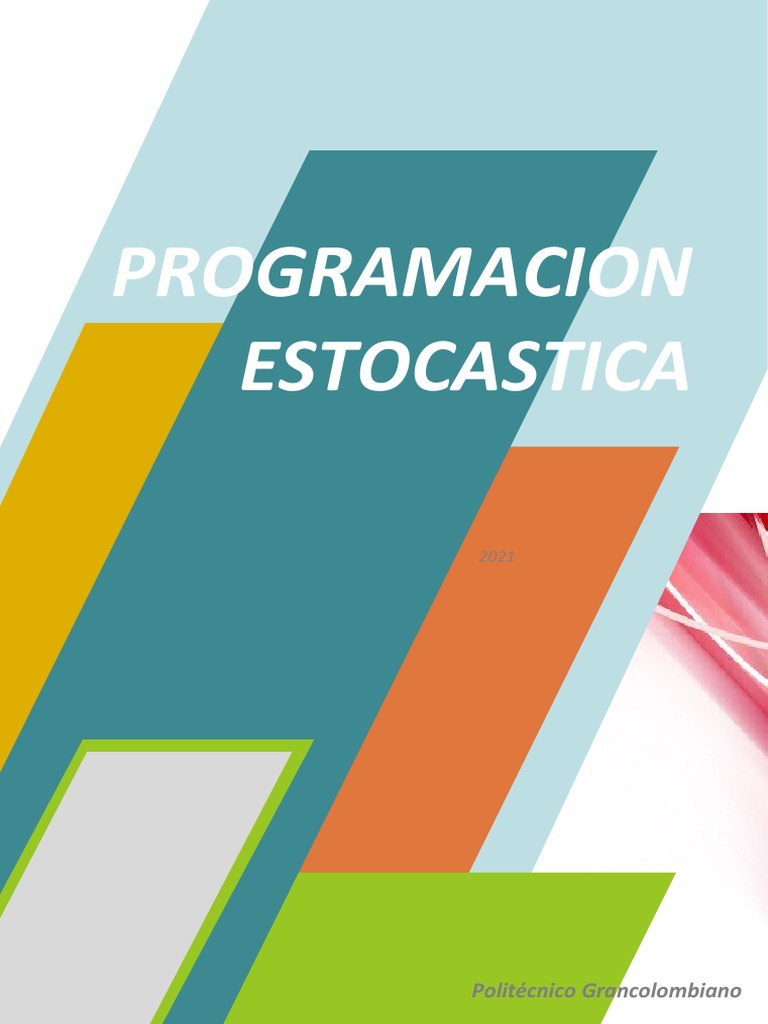 Programacion Estocastica (Entrega 1) | PDF | Estadísticas