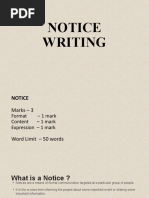 XII W.S. PPT of NOTICE WRITING | PDF