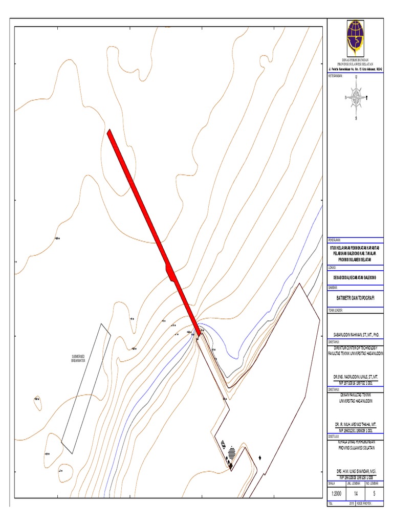 Contoh Peta Batimetri | PDF