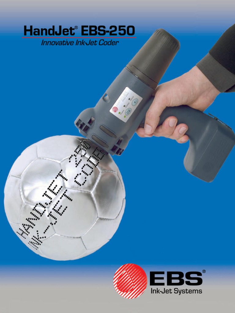 Ebs-250 Handjet-Hand Held Portable Inkjet Stencil Marking Leading Marks ...