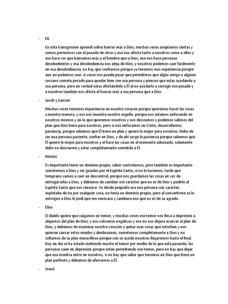 12 Transgresiones | PDF | Pecado | Cristo (título)