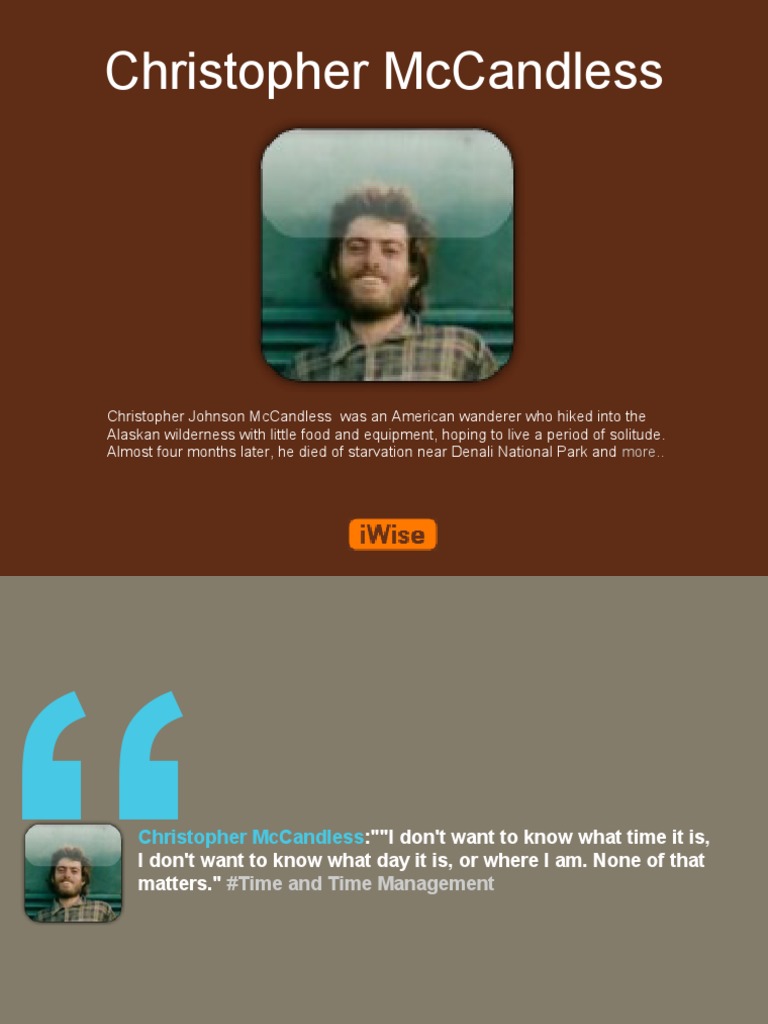 Christopher McCandless Quotes | PDF