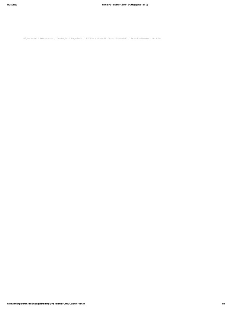 Prova P3 - Teoria | PDF | Viga | Engenharia Estrutural