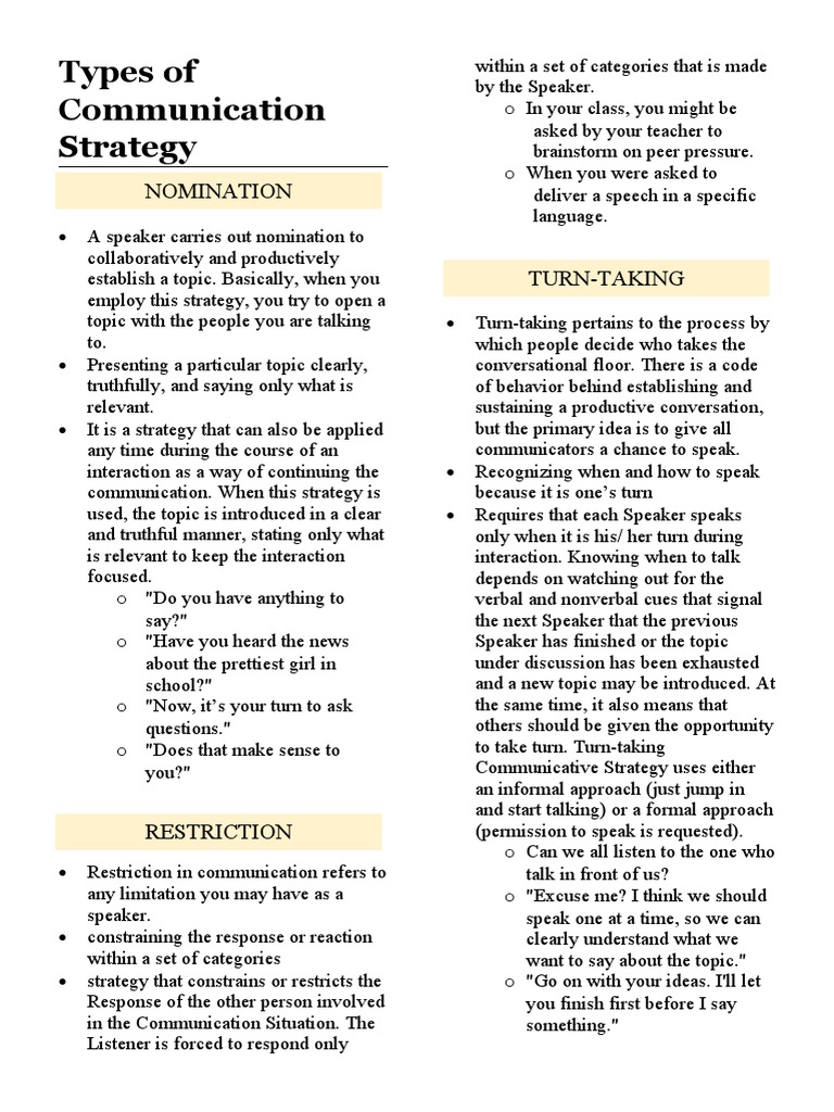 Effective Communication Strategies | PDF | Communication | Nonverbal ...