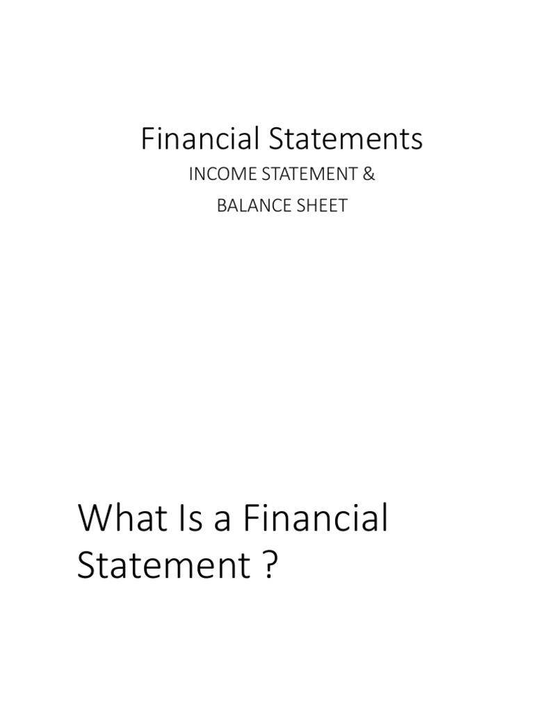 Understanding Financial Statements: An In-Depth Analysis of Income ...