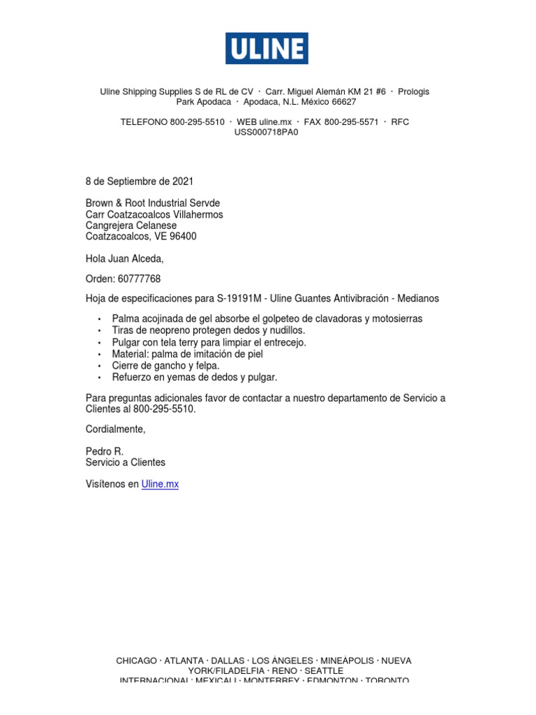 Spec Sheet S-19191 | PDF