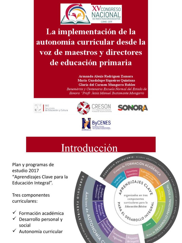 Autonomía Curricular en Educación Primaria | PDF | Plan de estudios ...