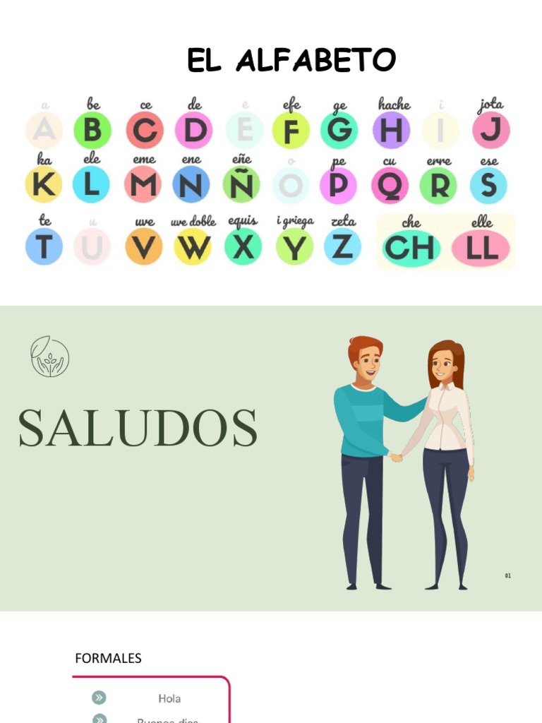 Alfabeto y Saludos (Español) | PDF