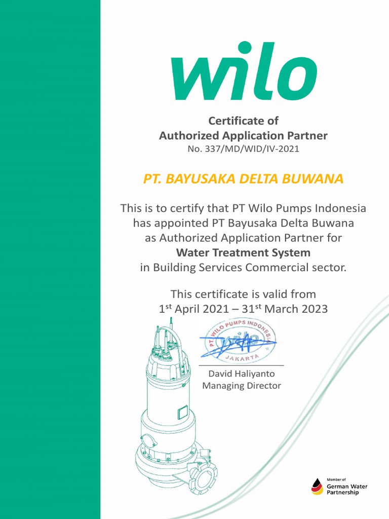 Certificate of Authorized Application Partner | PDF