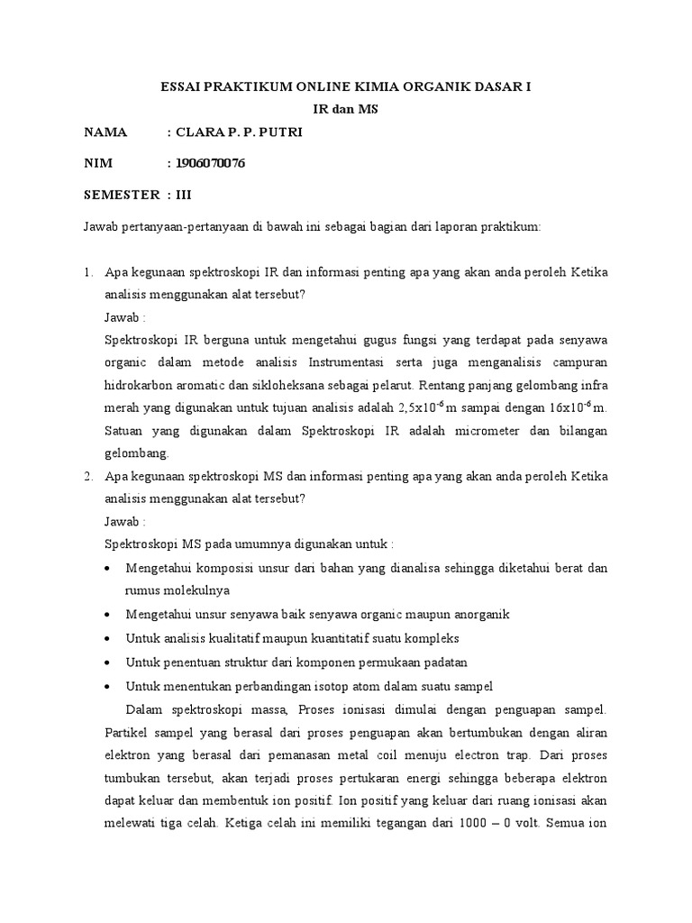 Esai Organik 4 | PDF