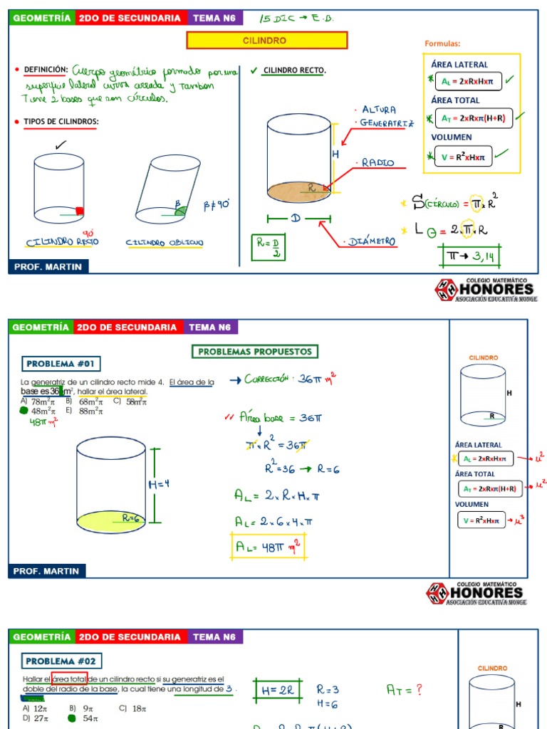 Ivb - 2do de Sec - Tema N6 | PDF