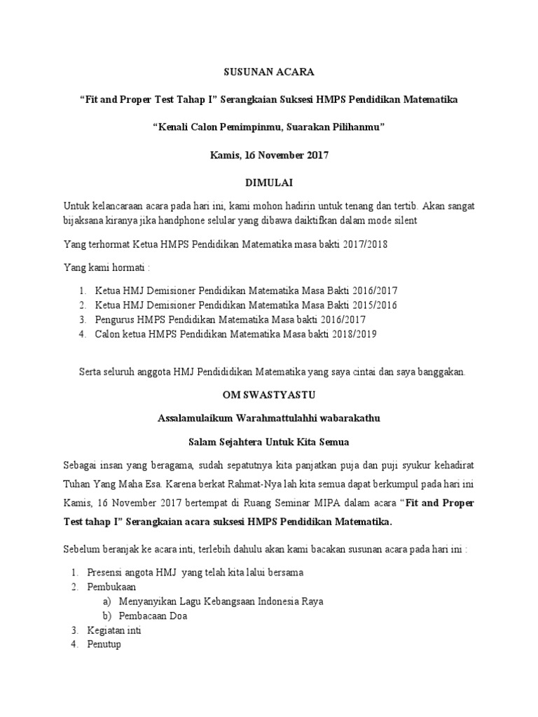 Draft MC FNP Tahap 1 | PDF