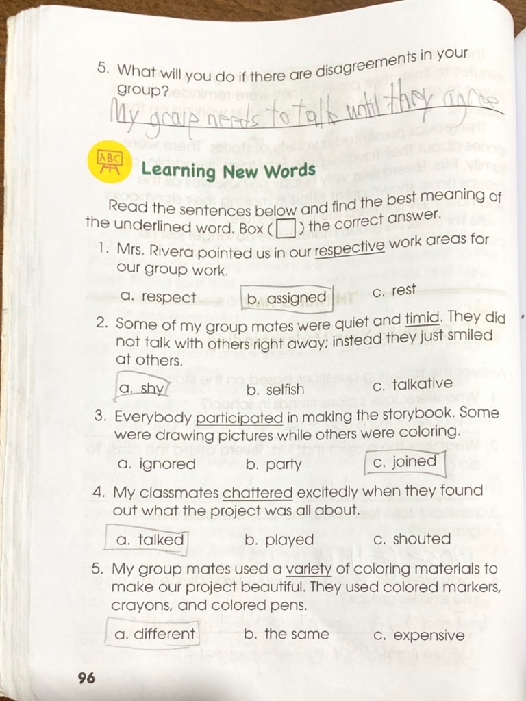 English Book Vocabulary Words in Stories | PDF