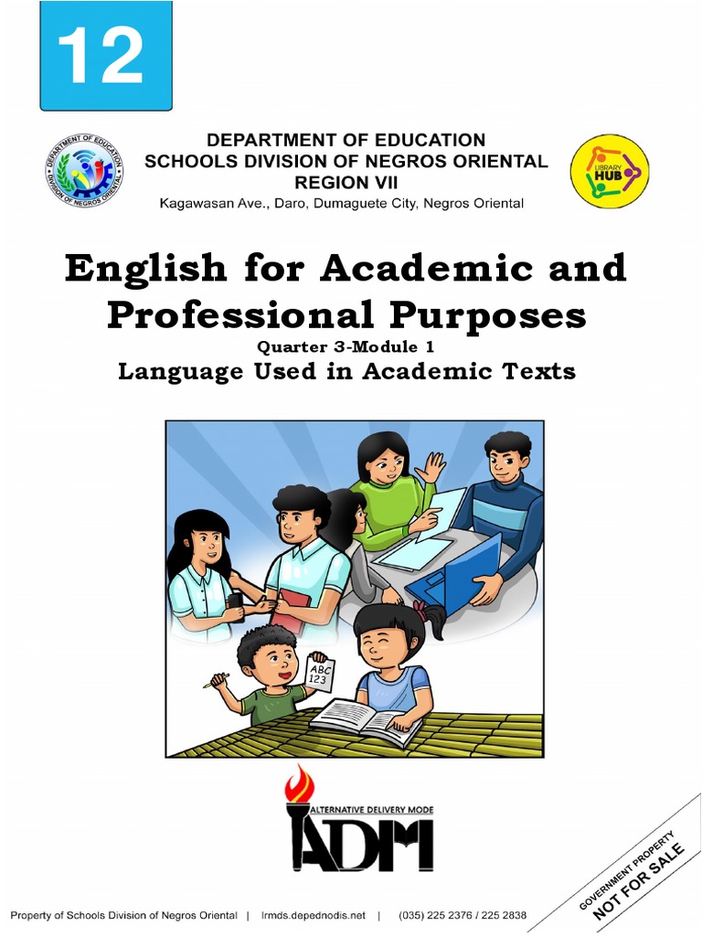 English For Academic and Professional Purposes: Language Used in ...