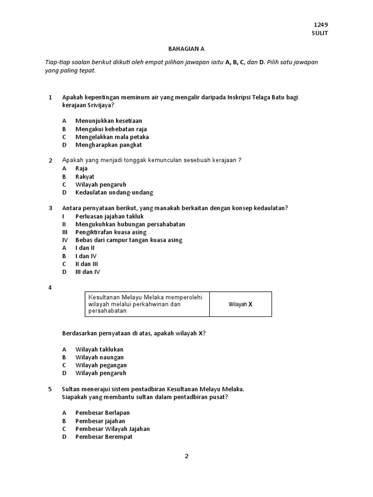 Ujian Diagnostik 1 | PDF
