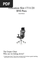 BNI Education Slot | PDF