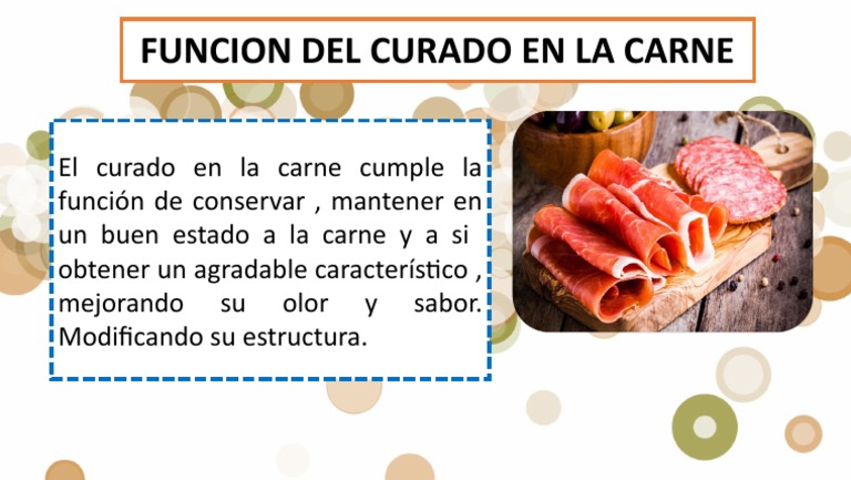 Funcion Del Curado en La Carne | PDF