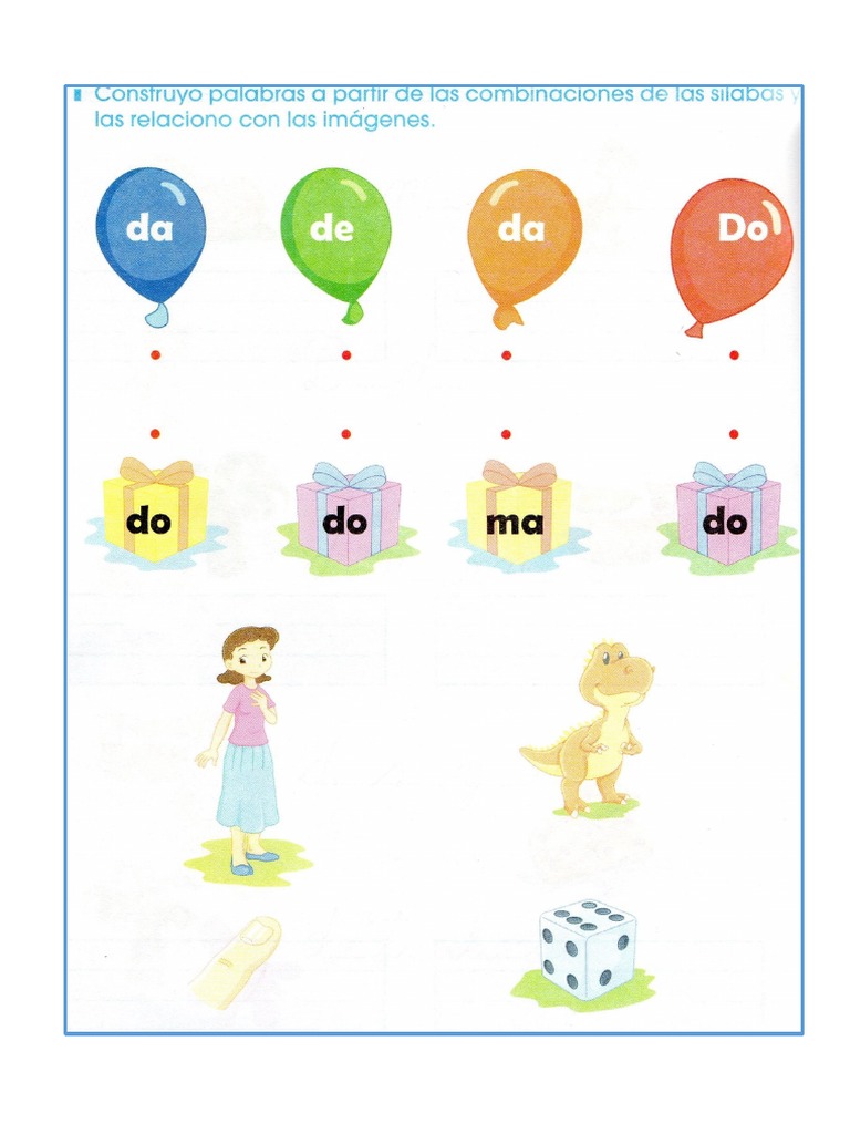 Palabras y Oraciones Con D | PDF