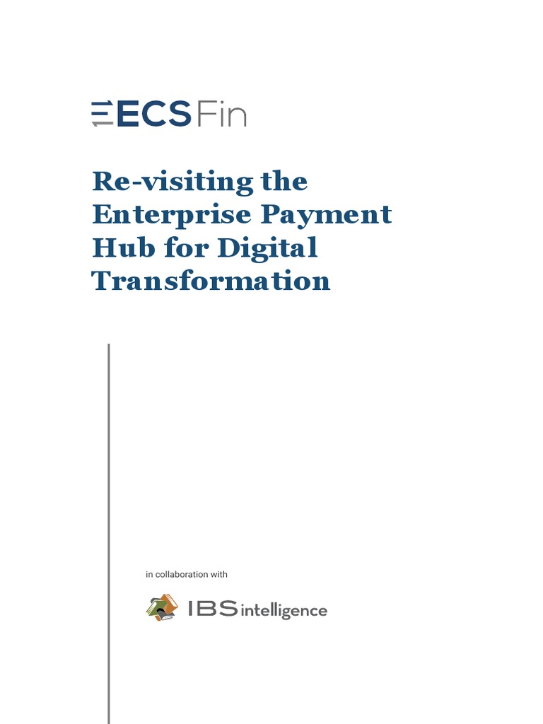 Enterprise Payment Hub | PDF | Cloud Computing | Banks