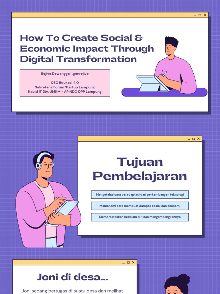 How To Create Social & Economic Impact Through Digital Transformation | PDF