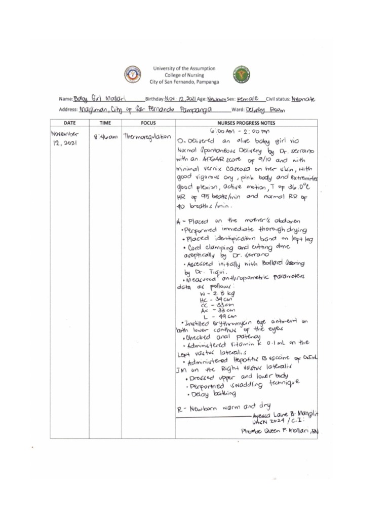 Hyperthermia FDAR | PDF