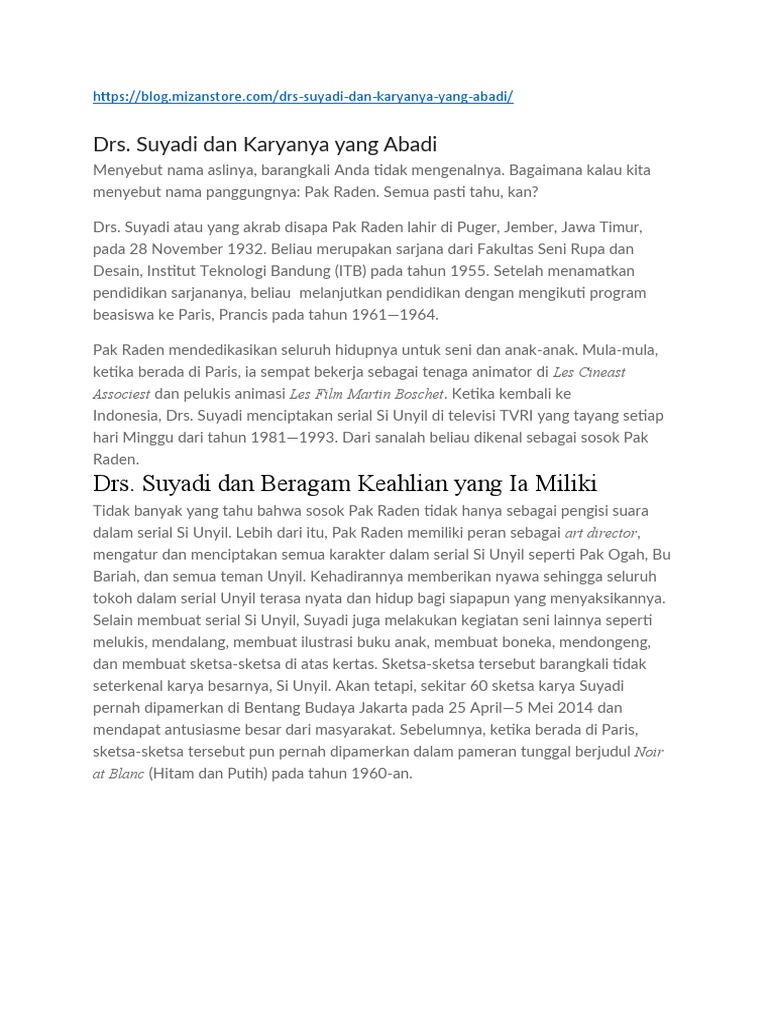 Karya Drs Suyadi | PDF