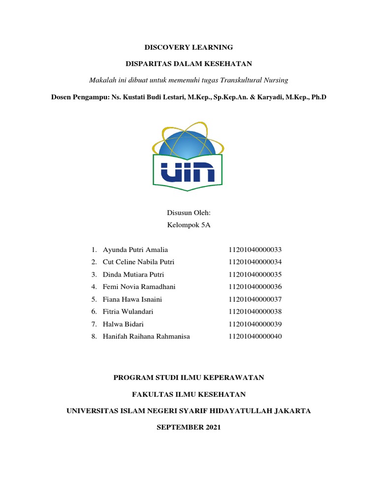 5a Disparitas Dalam Kesehatan Dl1 | PDF