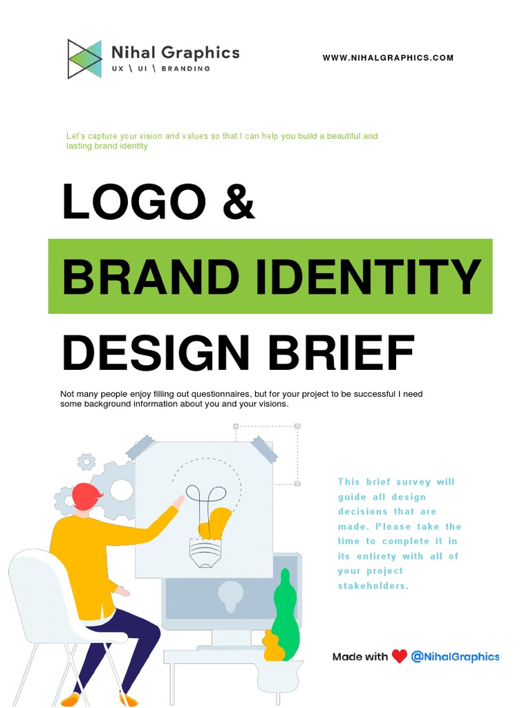 Nihal Graphics - Logo & Brand Identity Design Brief | PDF | Brand | Logos