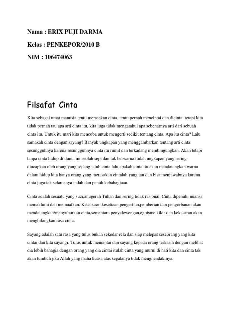Filsafat Cinta Pdf
