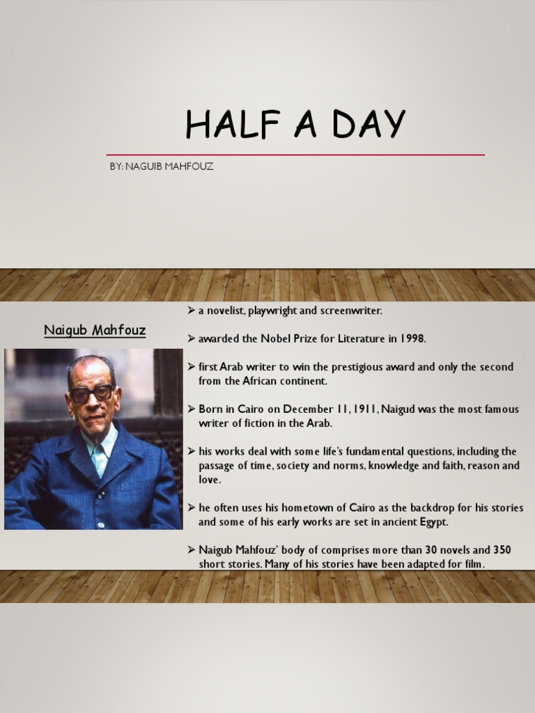 Half A Day | PDF | Narration