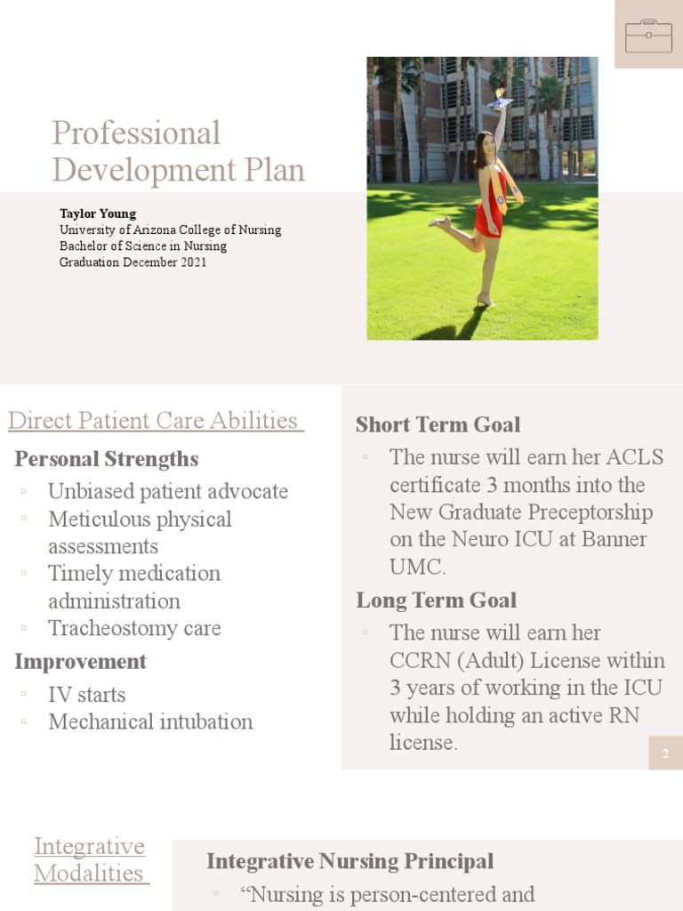 Taylor Young Professional Development Plan - Final | PDF | Nursing ...