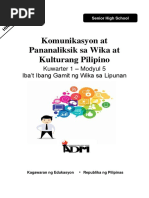 Template SARILING LINANGAN KIT SLK SA FILIPINO Updated | PDF